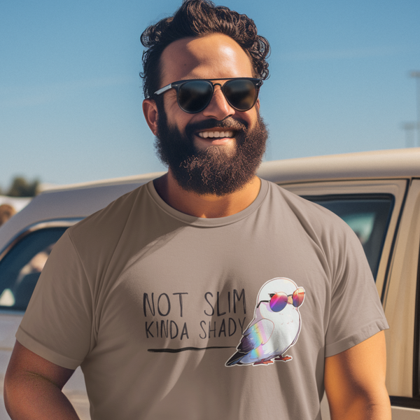 Not Slim, Kinda Shady T-Shirt – SnarkySparrow